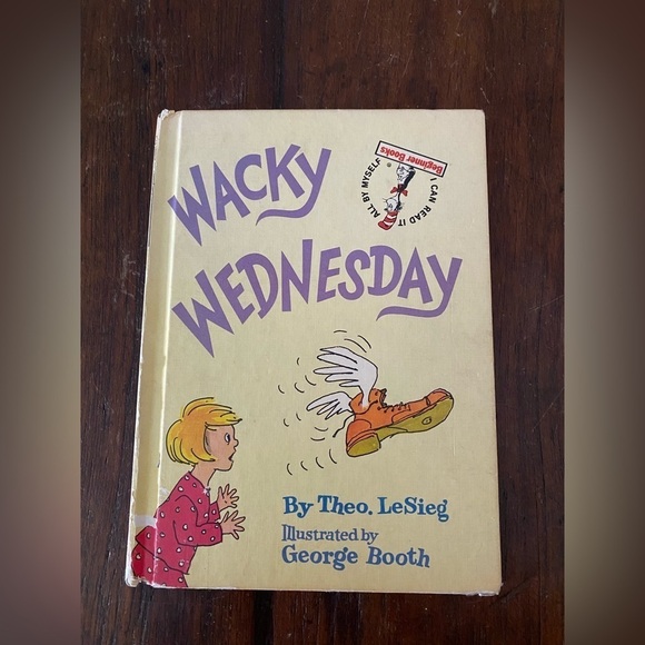 Dr. Seuss | Other | Vintage 974 Wacky Wednesday Theo Lesieg Dr Seuss ...